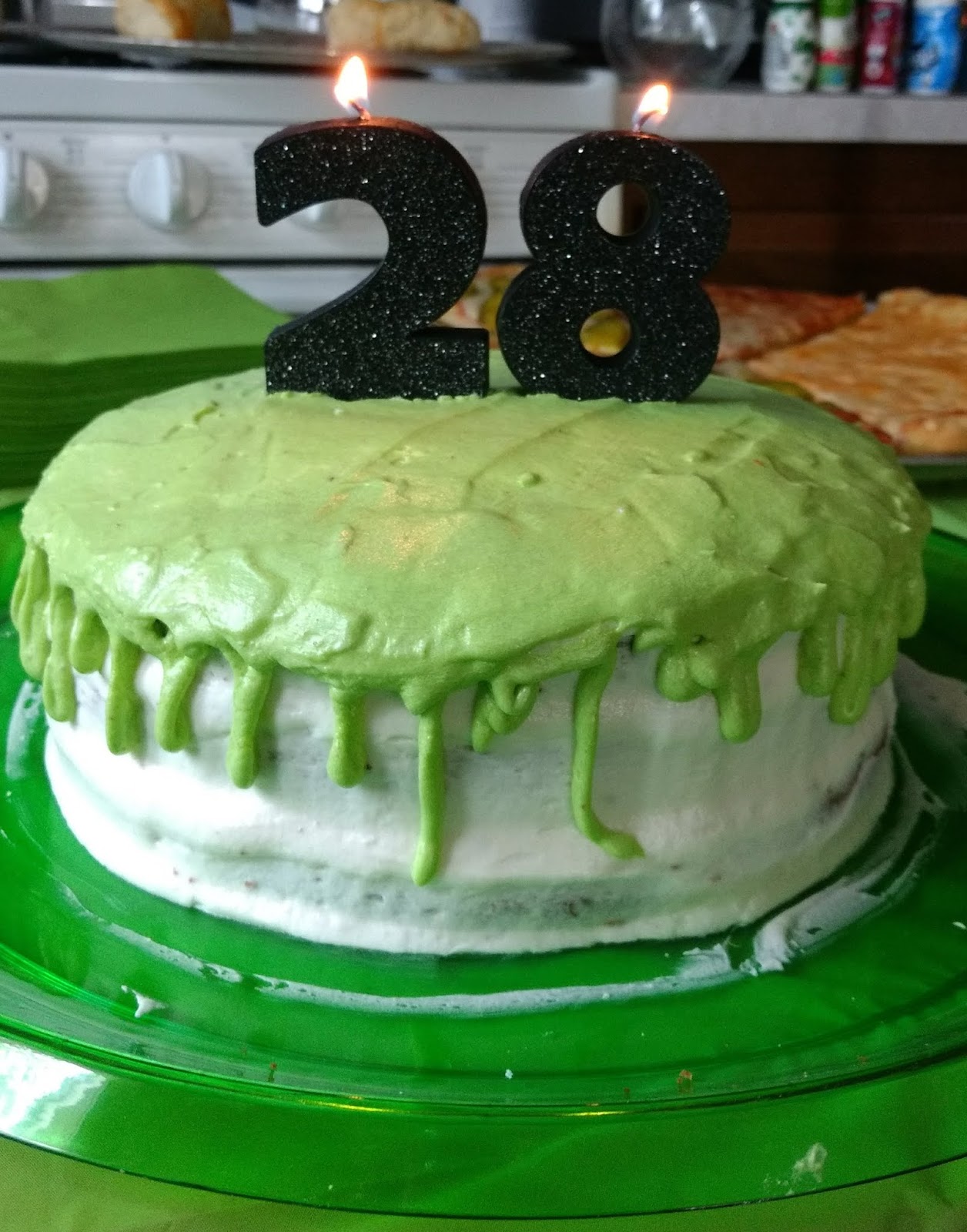 Amber's Craft a Week Blog: DIY "Slime" Cake