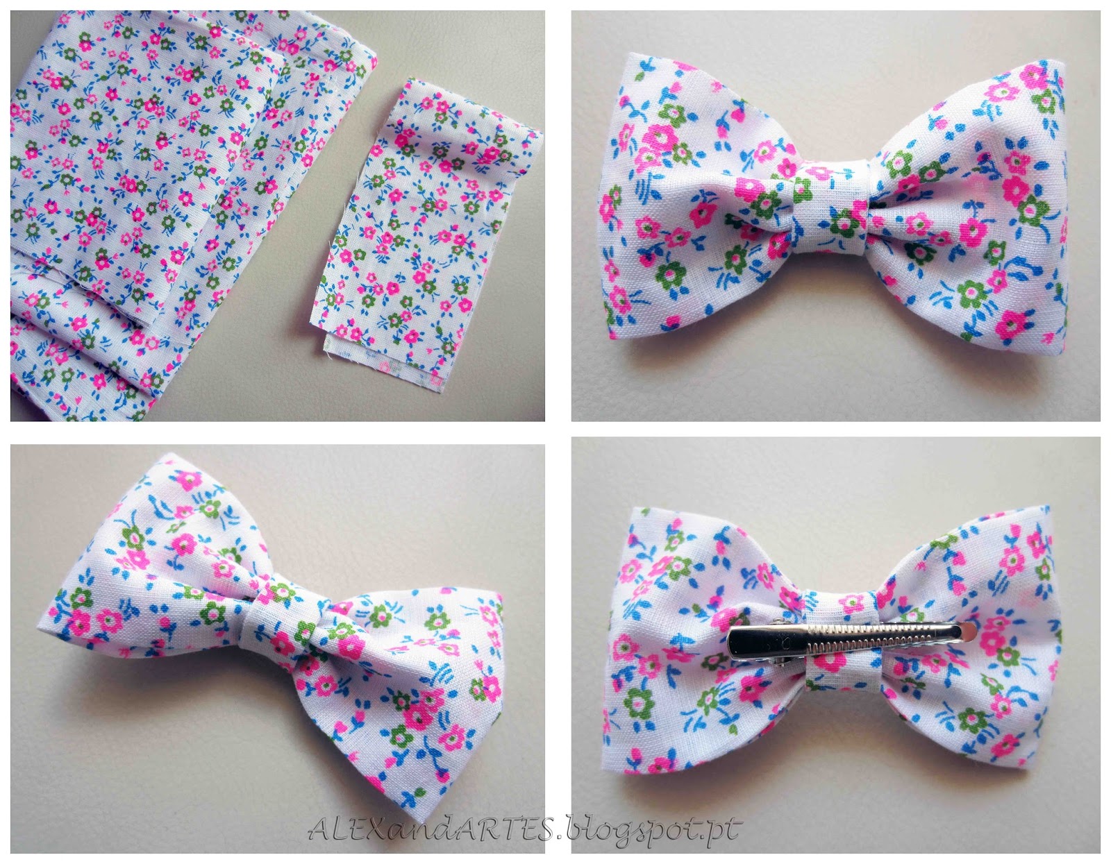 Como Fazer Laço De Tecido Para Cabelo