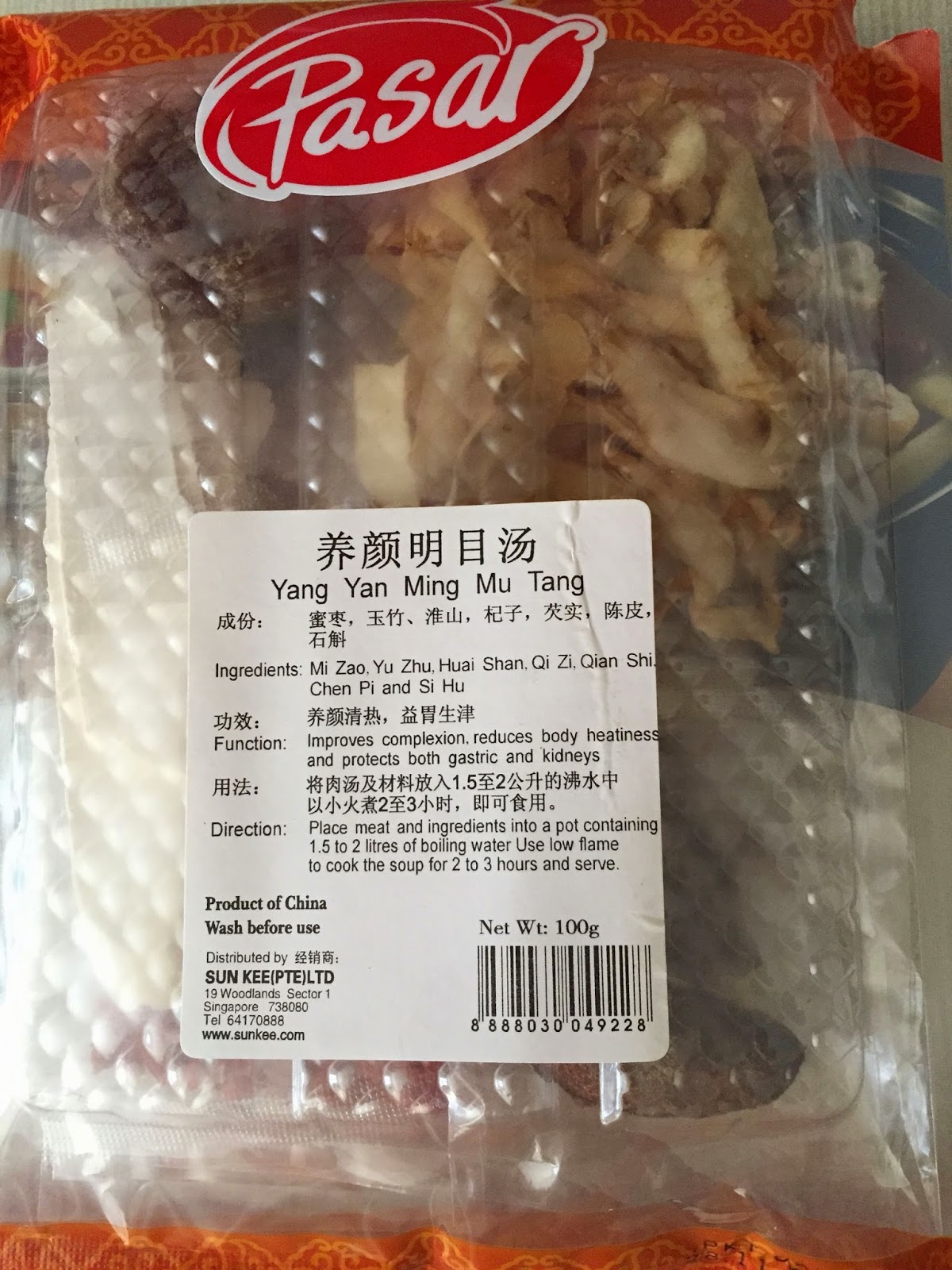 Dish For My Kids ...: Prepacked Chinese Herbal Soup