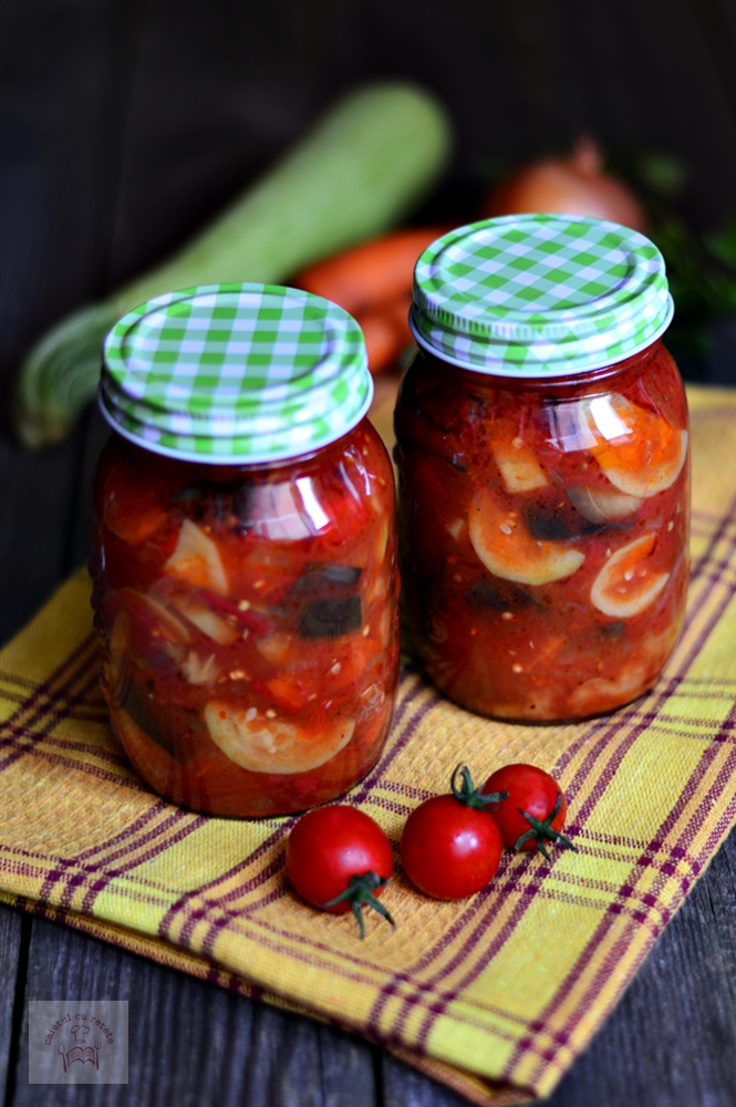 Ghiveci de legume in bulion, pentru iarna - CAIETUL CU RETETE