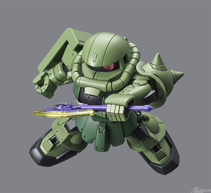 SDCS MS-06 Zaku II - Release Info, Box art and Official Images