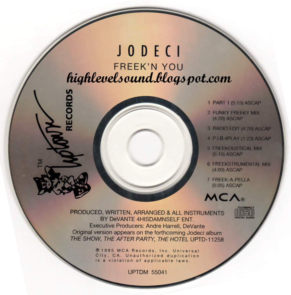 highest level of music: Jodeci - Freek 'N You-(CDM)-1995-hlm