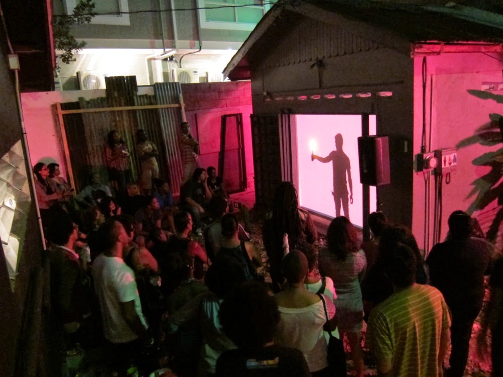 / P L E A S U R E /: Douen Islands experiment at Alice Yard