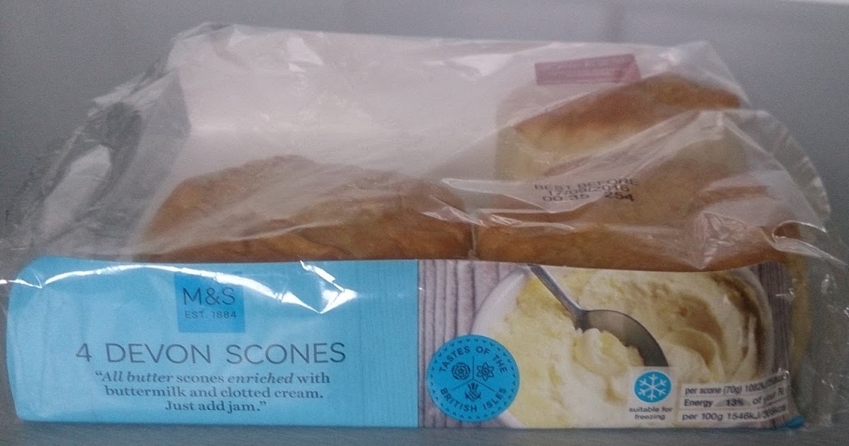 Tea With Me And Friends: The Sunday Scone Review - M&S Devon Scones