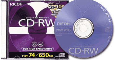 CD-RW (Compact disc rewritable)