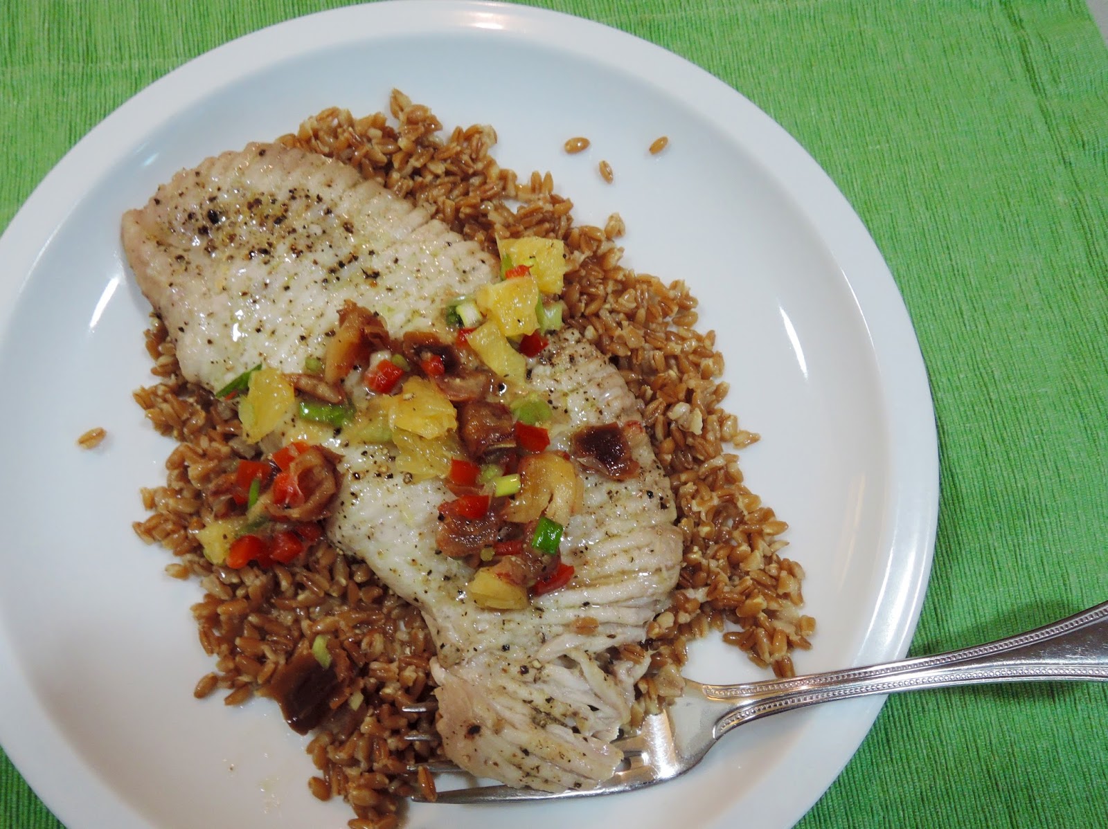 The Briny Lemon: Baked Skate with Orange-and-Date Salsa