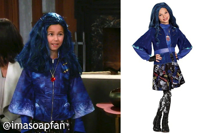 Emma Drake's Descendants Evie Costume - General Hospital, Season 53 ...