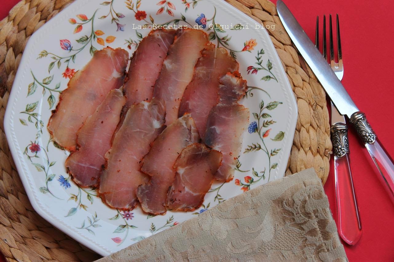 CAÑA DE LOMO CURADO CASERO ~ LAS RECETAS DE OLGUICHI