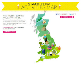 Where Roots And Wings Entwine: Summer Holiday Activities Map.