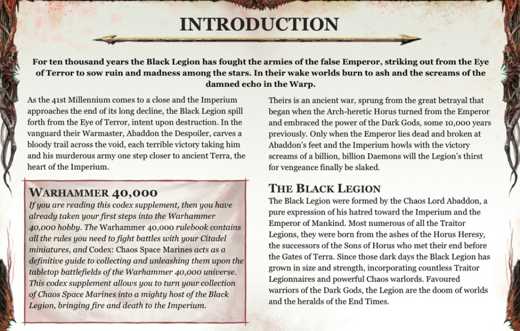 [TMP] "Codex: Black Legion Arrives" Topic