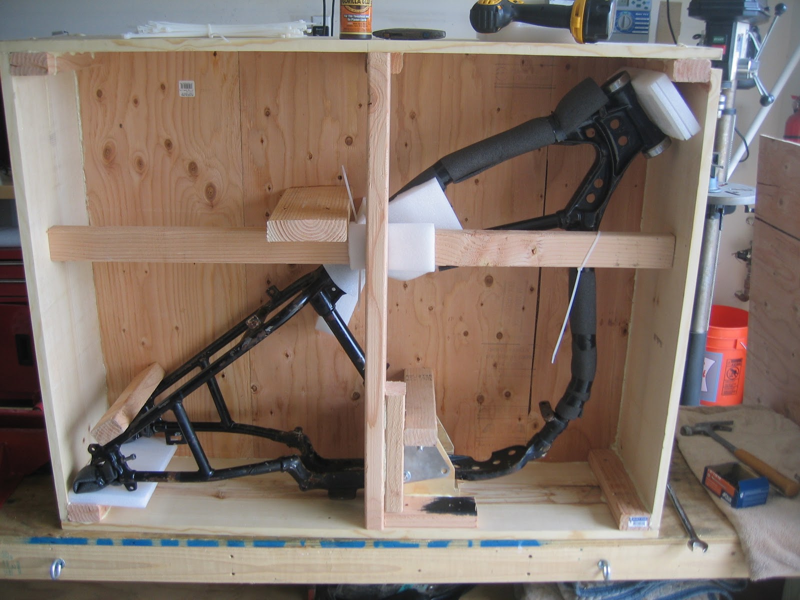 Musings Of A Motorcycle Aficionado........: WR Frame Going To The Land ...