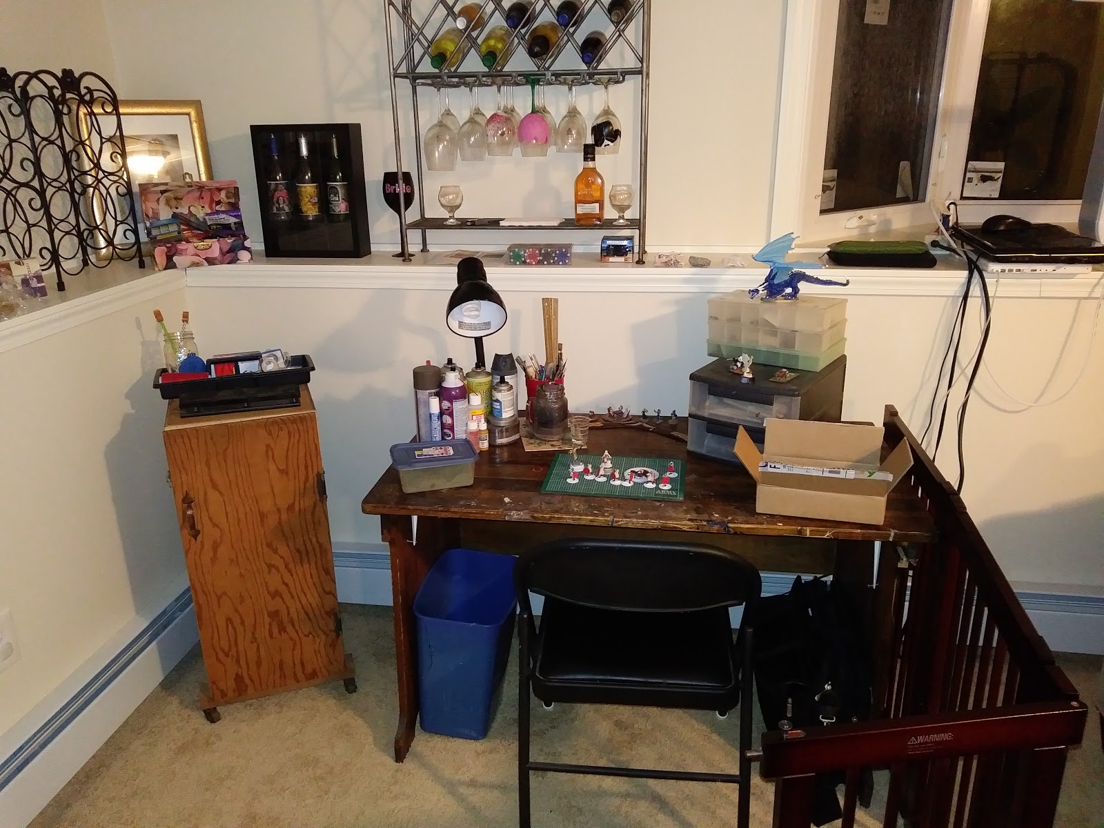 Fencing Frog: Hobby space relocated