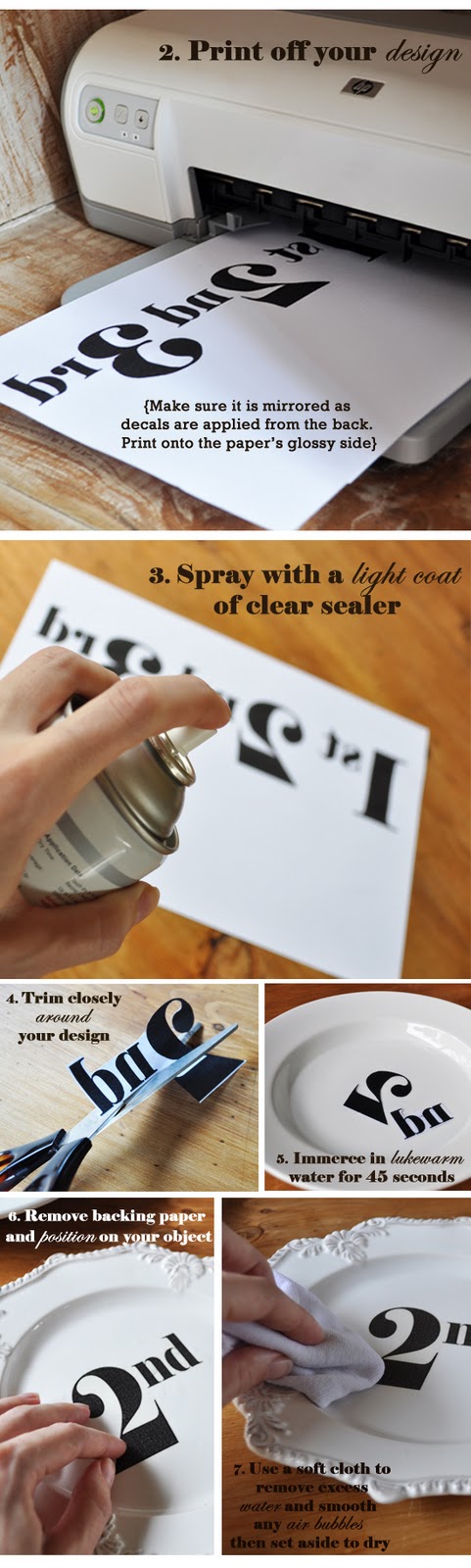 DIY Transfer Decal Tutorial