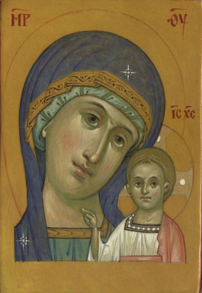 Droga do Piękna: Wrześniowy warsztat pisania ikon "Maria - Pierwsza ...