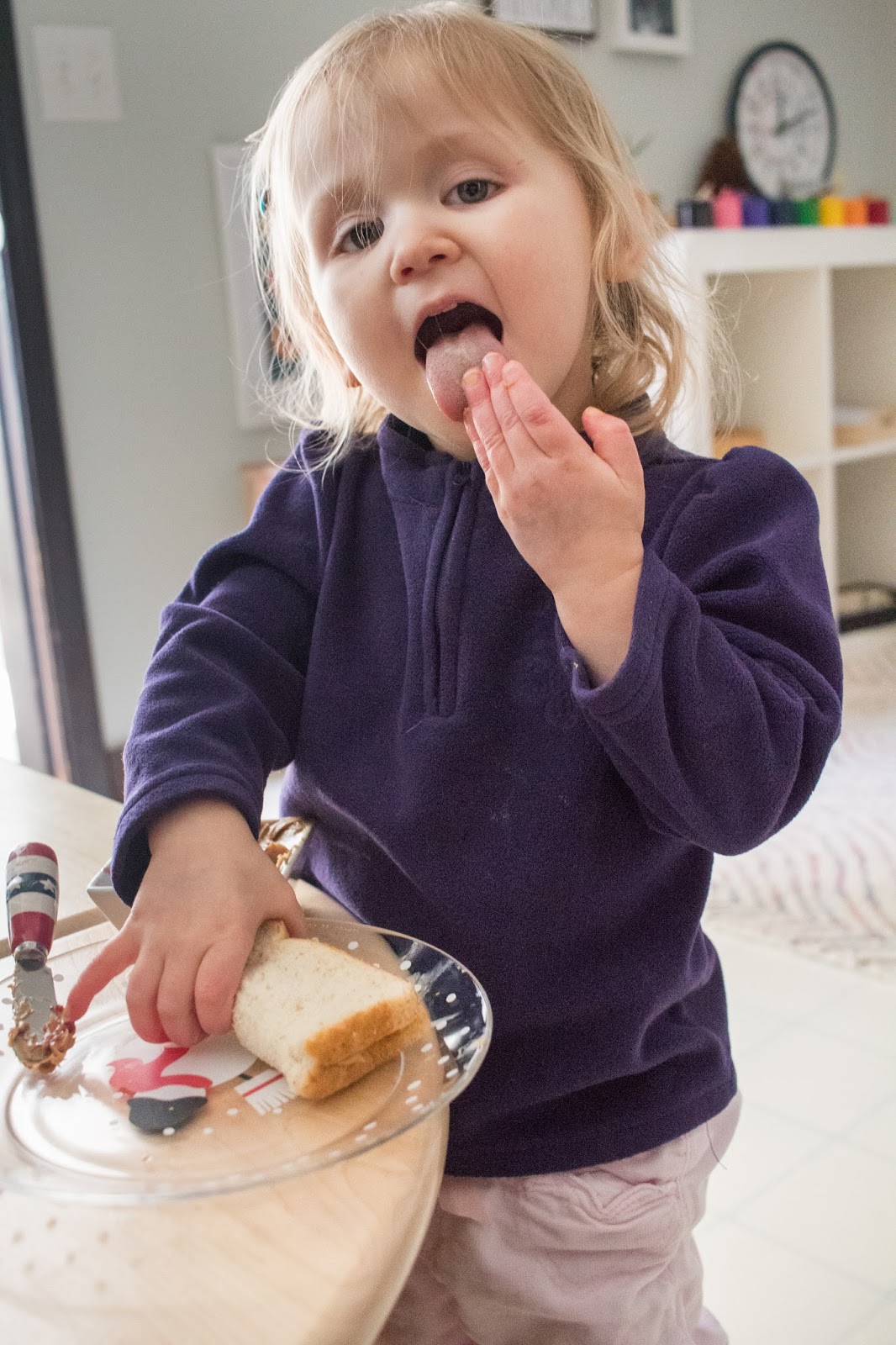 Practical Life for Toddlers -- Making a Sandwich