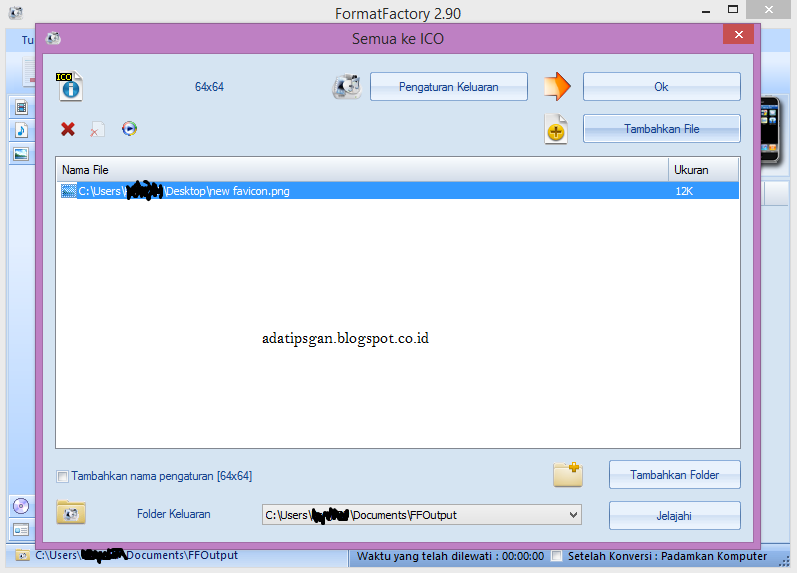 Cara membuat/mengubah gambar menjadi icon (.ico) - Ada Tips Gan