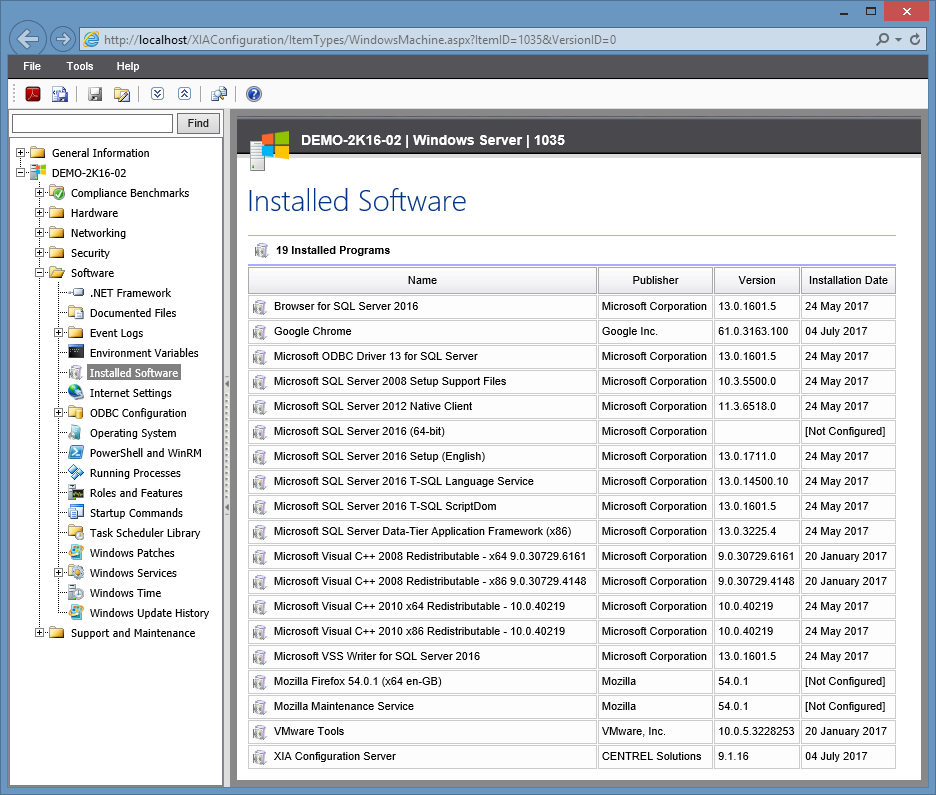 List Installed Programs On Windows