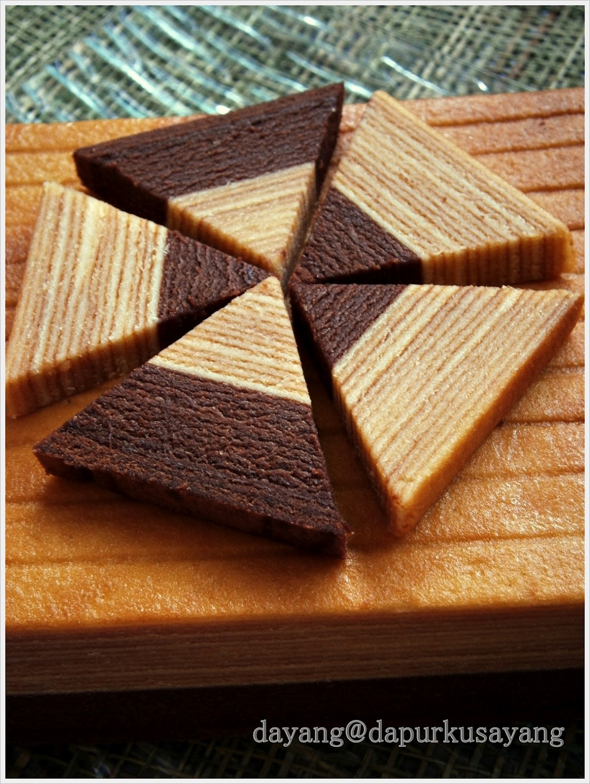DapurKu SaYang: Kek Lapis Keju Coklat