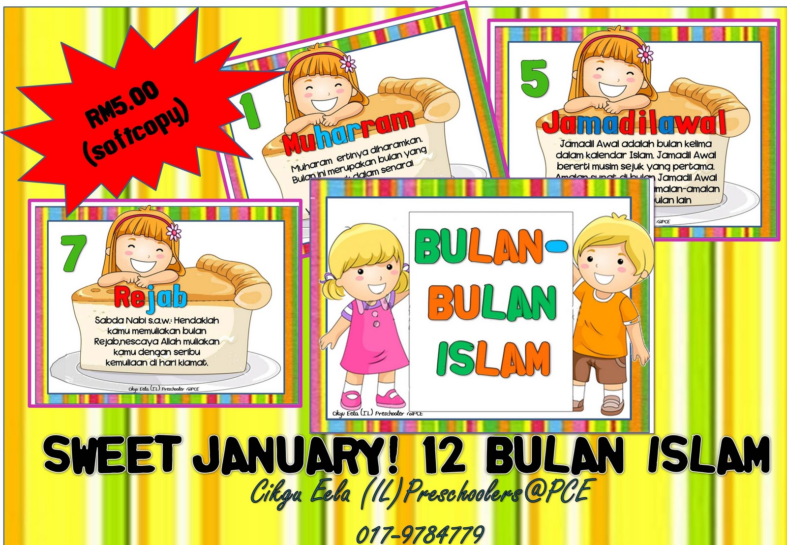 CIKGU EELA (IL) PRESCHOOLERS @ PCE: 12 BULAN ISLAM