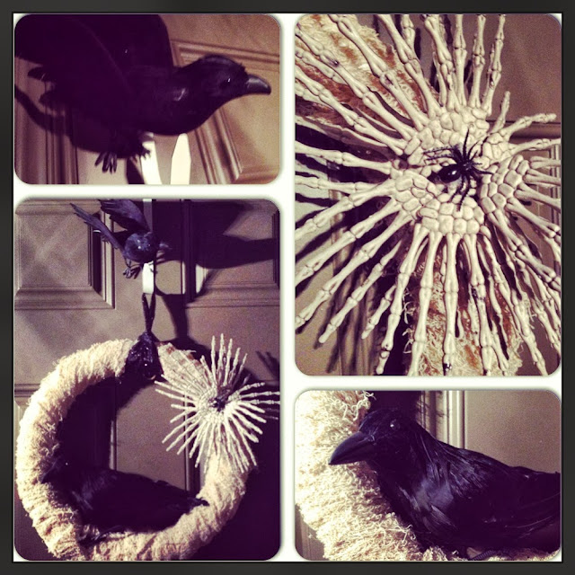 Ashley Thunder Events: DIY Halloween Crafts by Ali PART 2 {Raven Wreath)