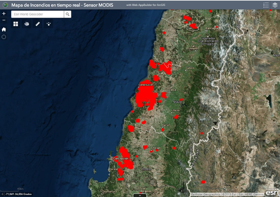 Gestión de Terremotos.: Incendios Eruptivos en Chile
