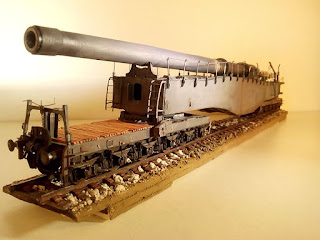 PAPERMODELS: Krupp K5 Railway Gun 'Leopold' 290mm