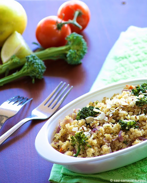 SASI'S KITCHEN: Quinoa & Broccolette