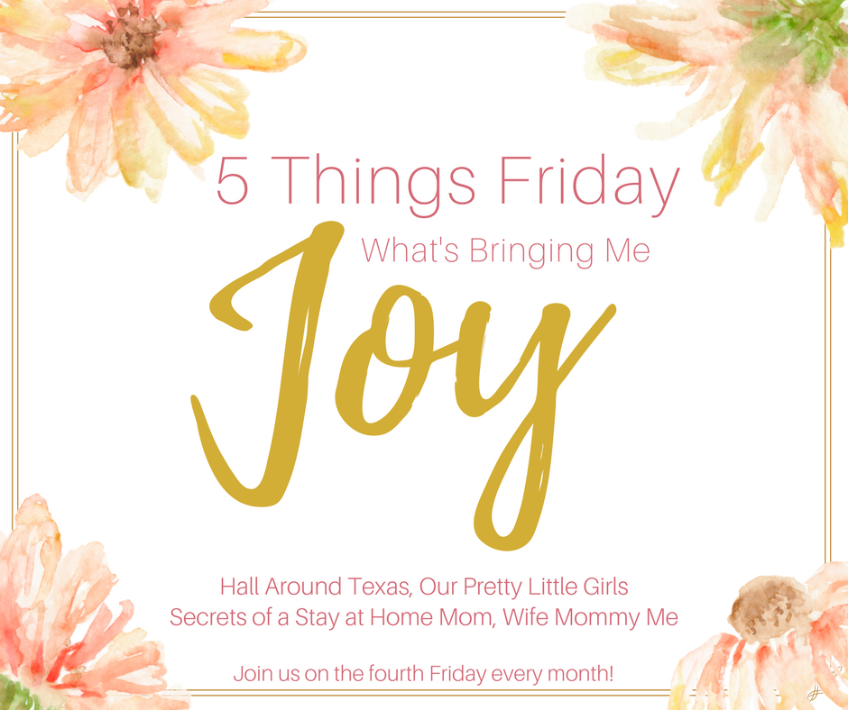 Three Boys and a Girl : 5 Thing That Bring Me Joy