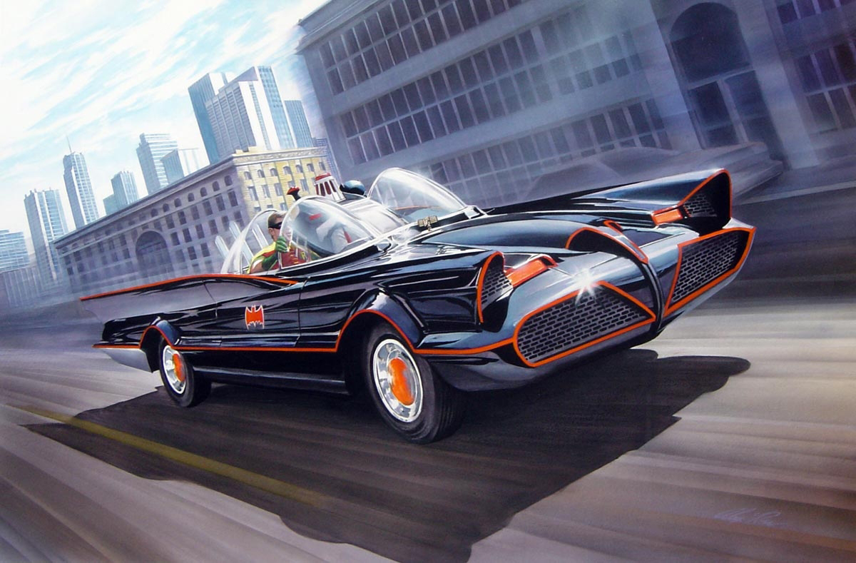 The Dork Review: Alex Ross's Batmobile Painting