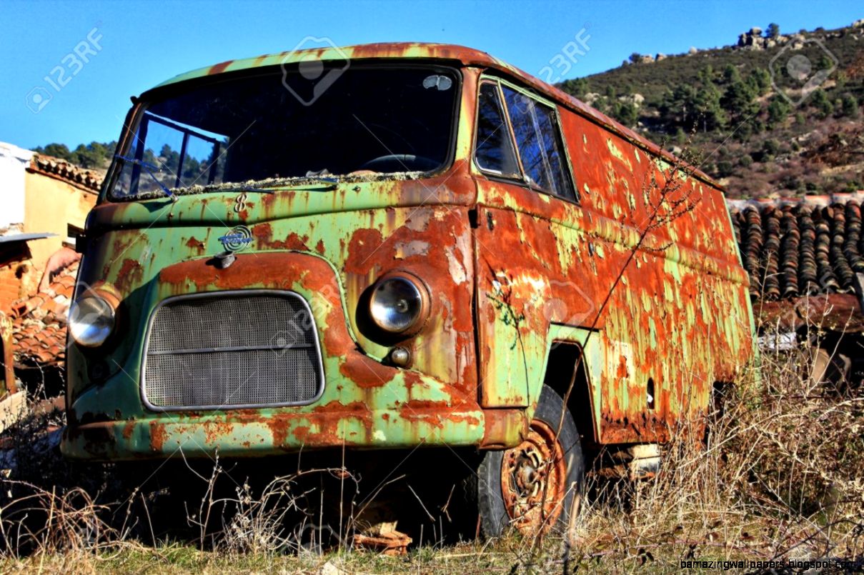 Rusty Old Van | Amazing Wallpapers