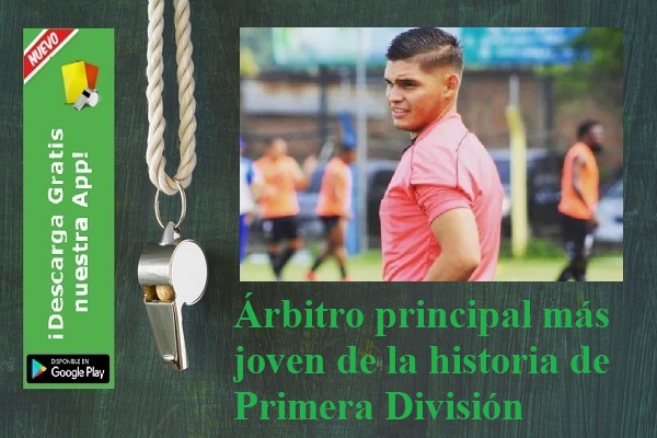 Filiberto Martínez con 23 años el árbitro más joven de primera división ...