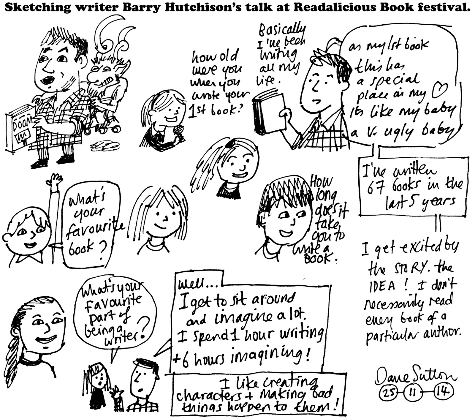 Dave Sutton Event Illustration