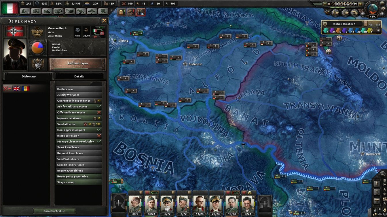 Italy - HOI4 - Sitzkrieg in Romania
