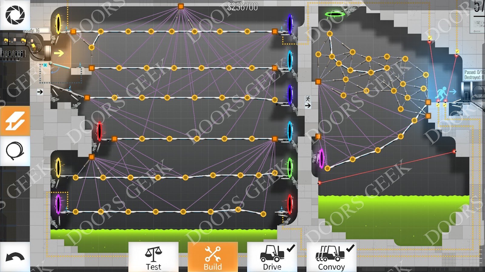 Bridge Constructor Portal Level 57 Convoy Solution ~ Doors Geek