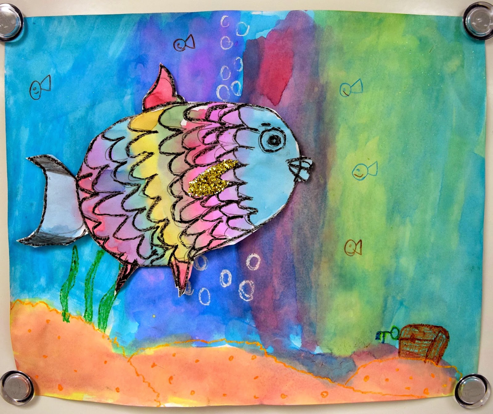 The Rainbow Fish 2.0 (1st) | Art with Mrs. Nguyen