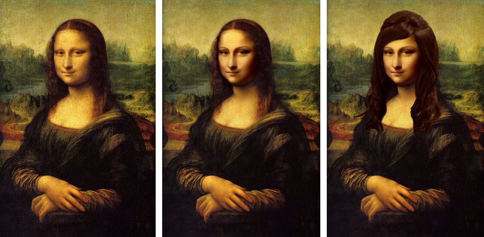 Create & Play : Mona Lisa Get A Makeover