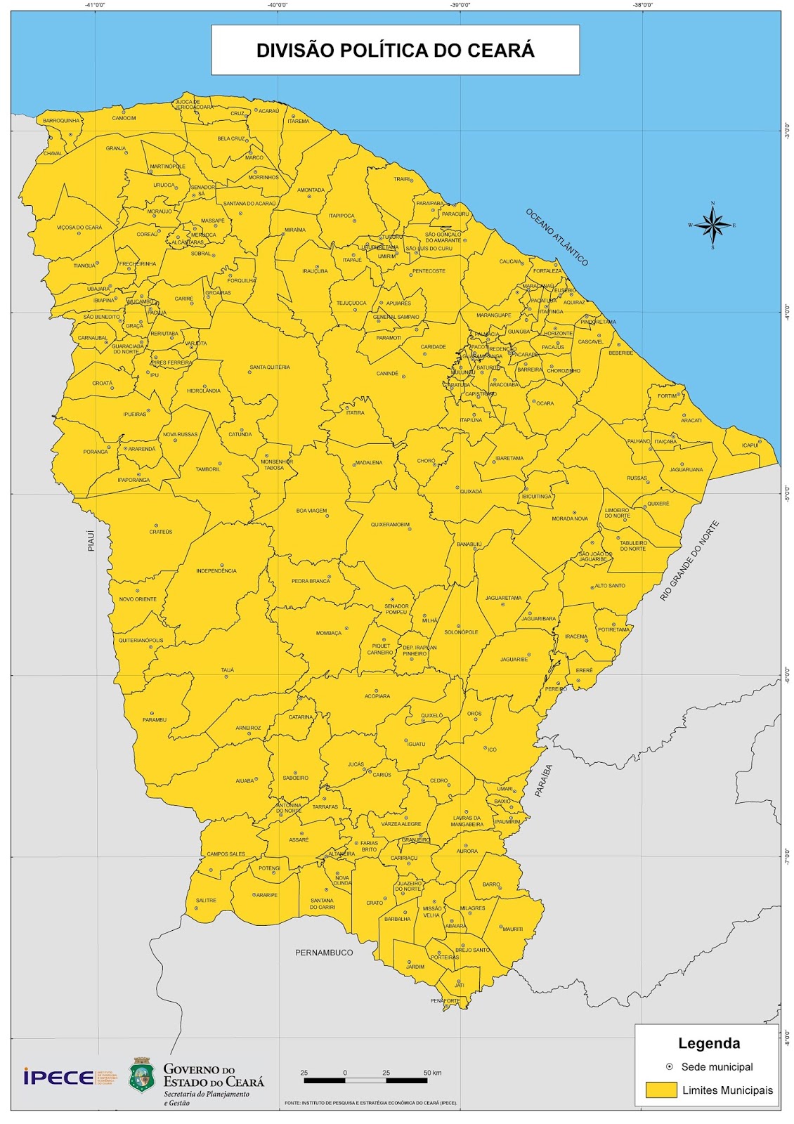 Mapas do Estado do Ceará
