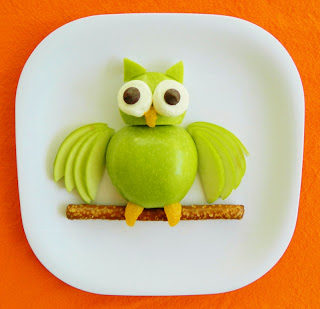 Apple Owl – Edible Crafts