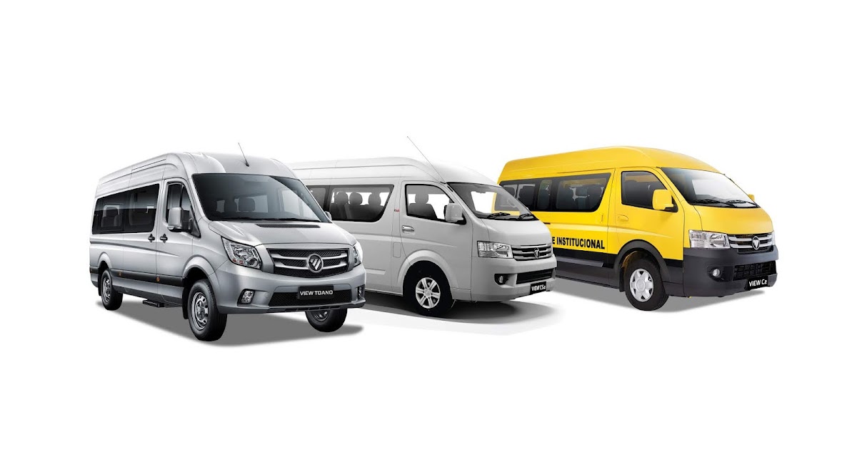 Las mejores vans para el sector escolar las tiene Foton