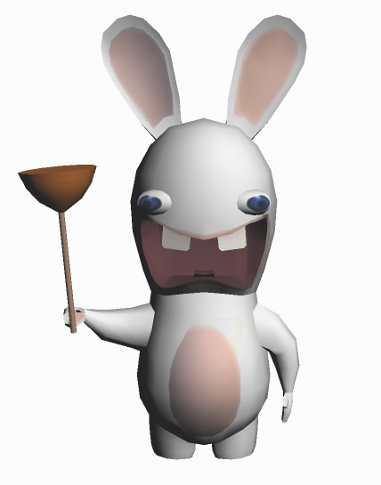 Papercraft - Lapin Cretin Raving Rabbids - Papercraft4u | Free ...