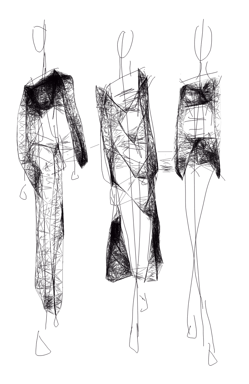 Runway Sketching WMCFW - THE FASHION MARKER