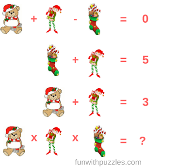 Mathematics Picture Equations Brain Teasers with Answers