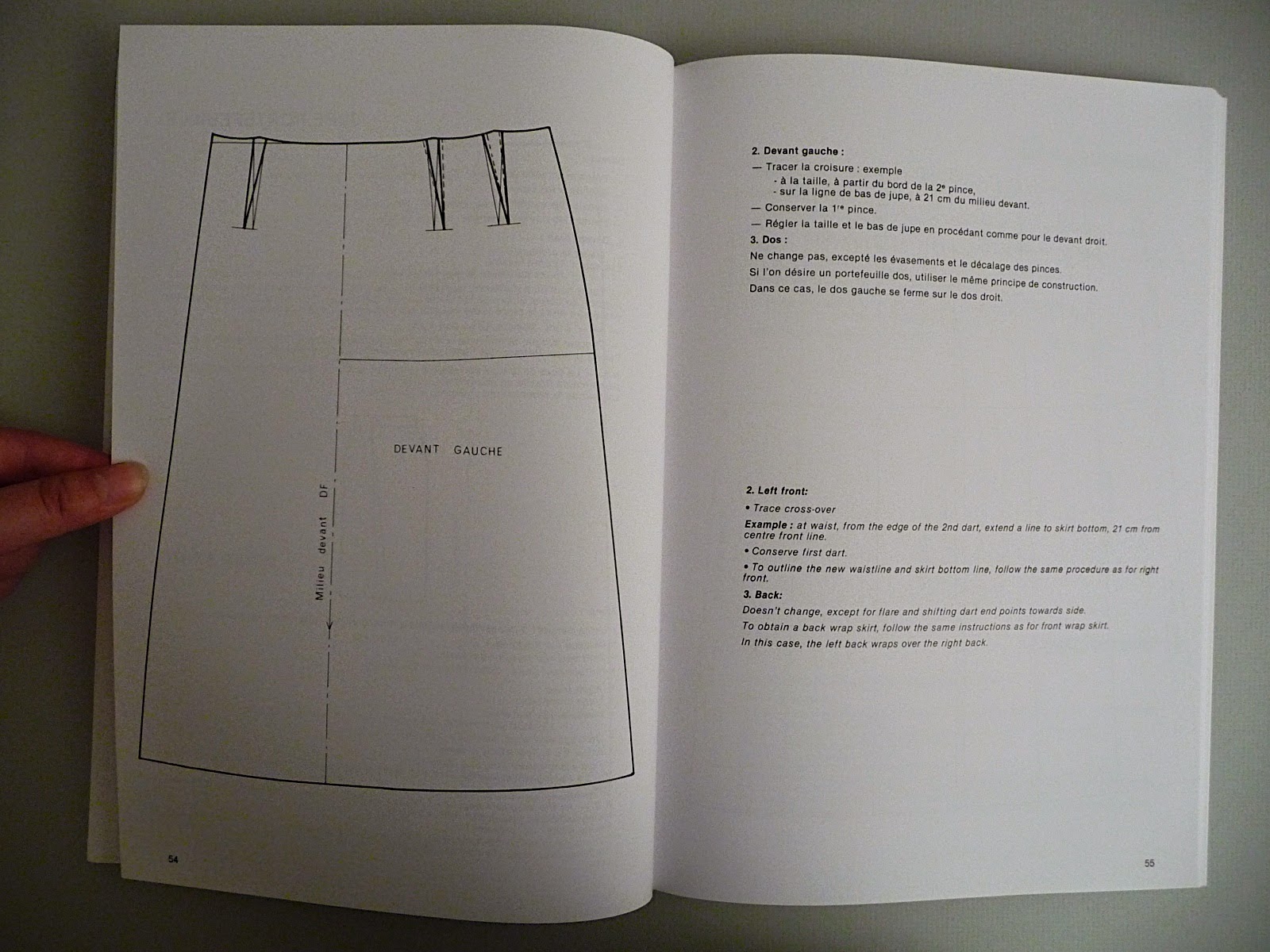 ESMOD Pattern Drafting Textbook - modelist kitapları