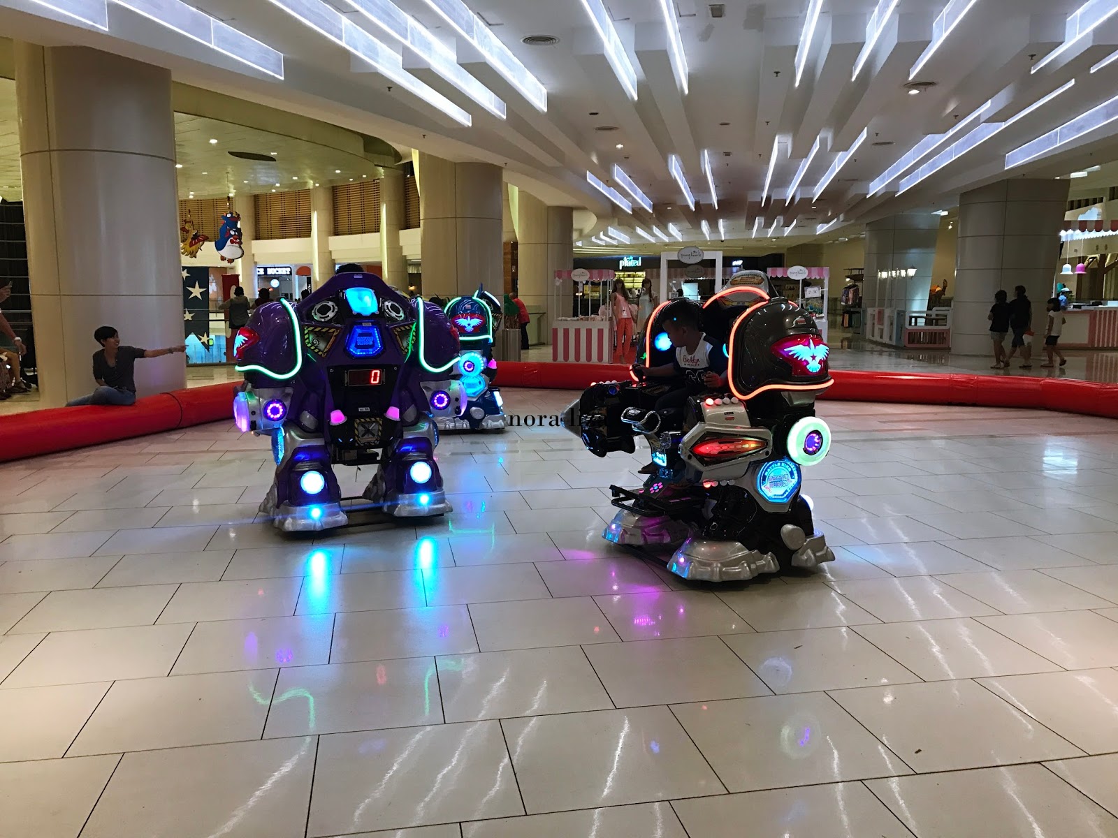 Robot Ride in IOI City Mall, Putrajaya - Nora.Liza