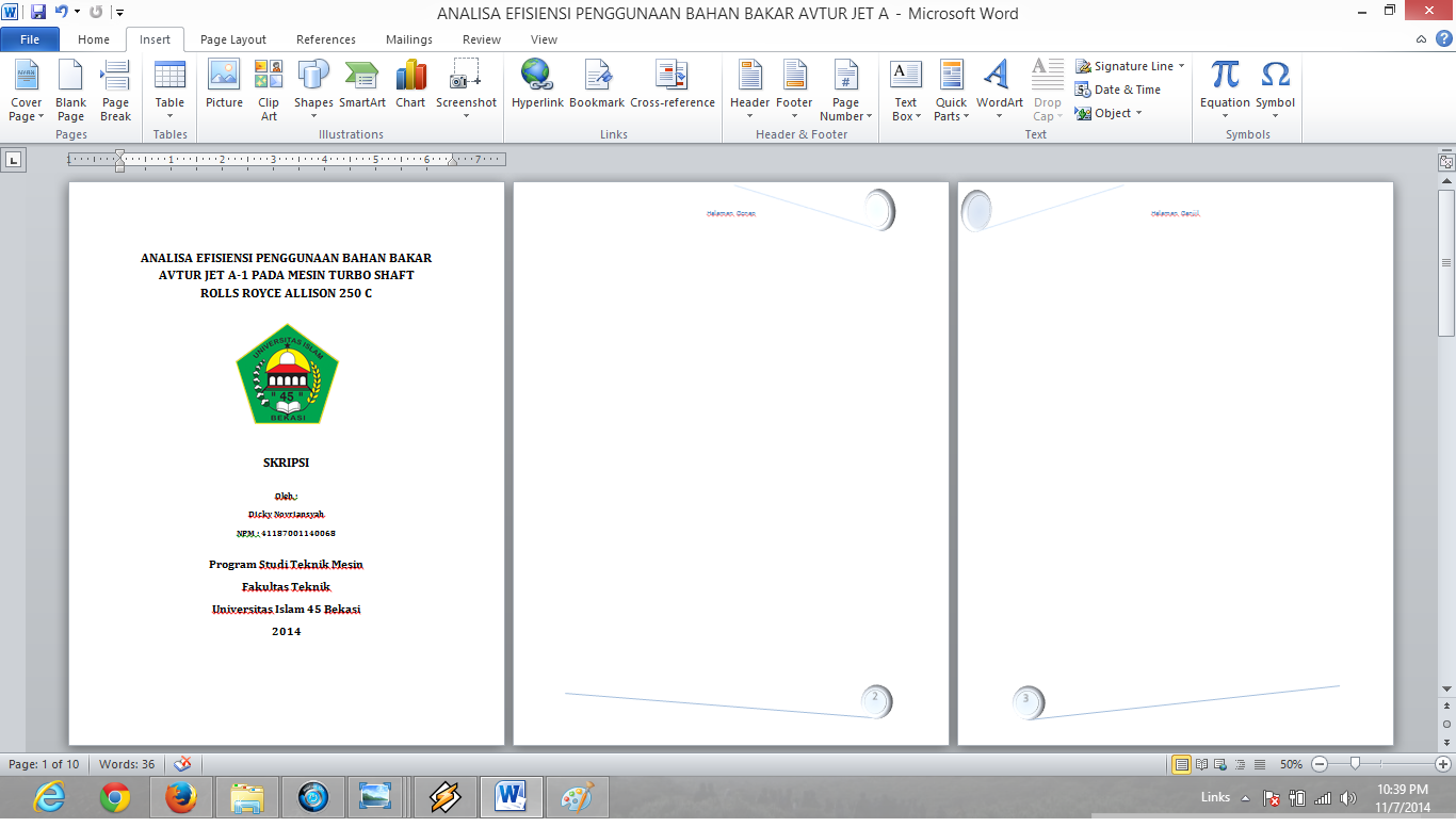 Tugas Kuliah Komputer Fatek Unisma: Cara Menambahkan Cover Page ...