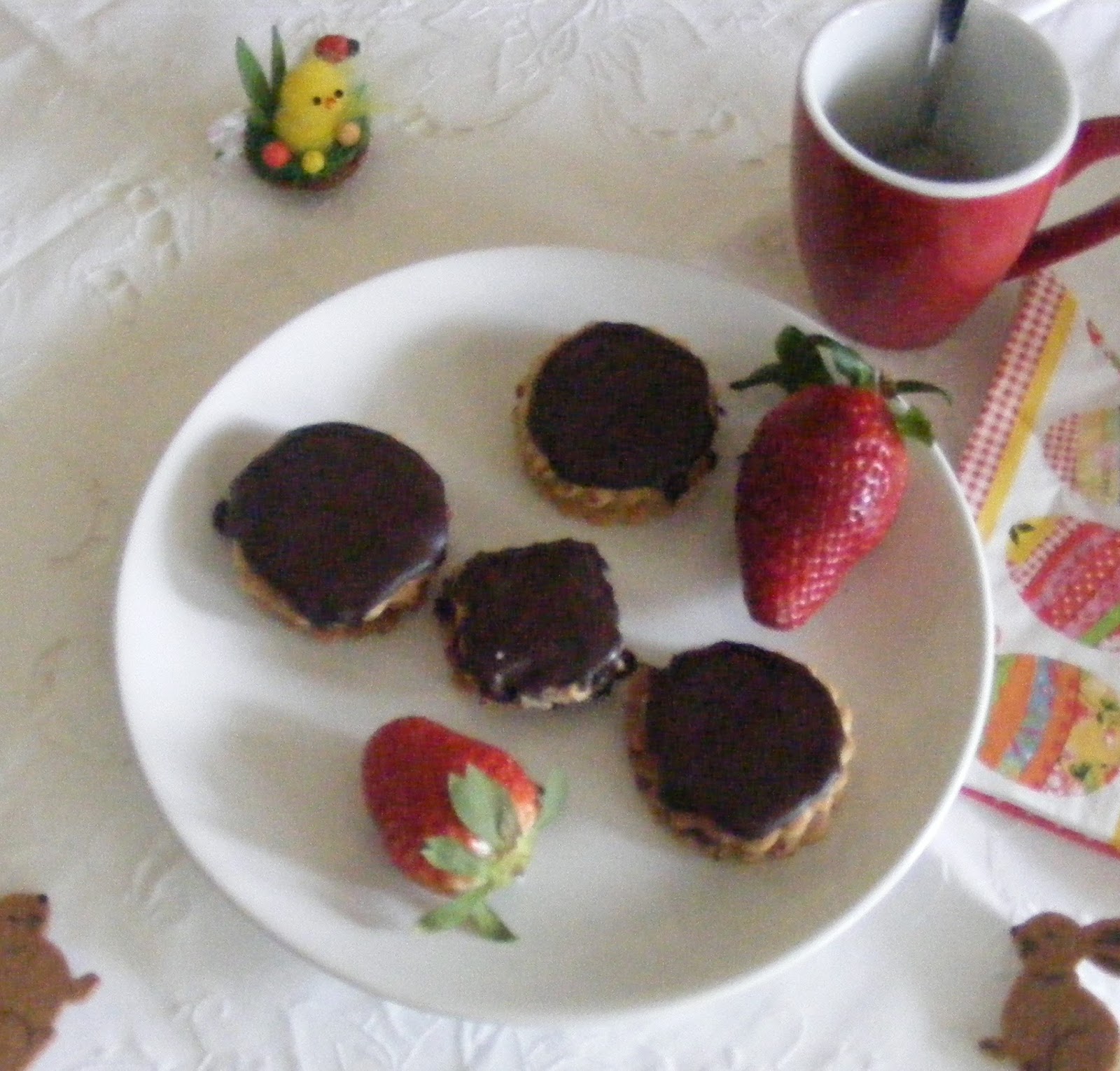 Maria-Backerei: Csokis mogyorós linzer