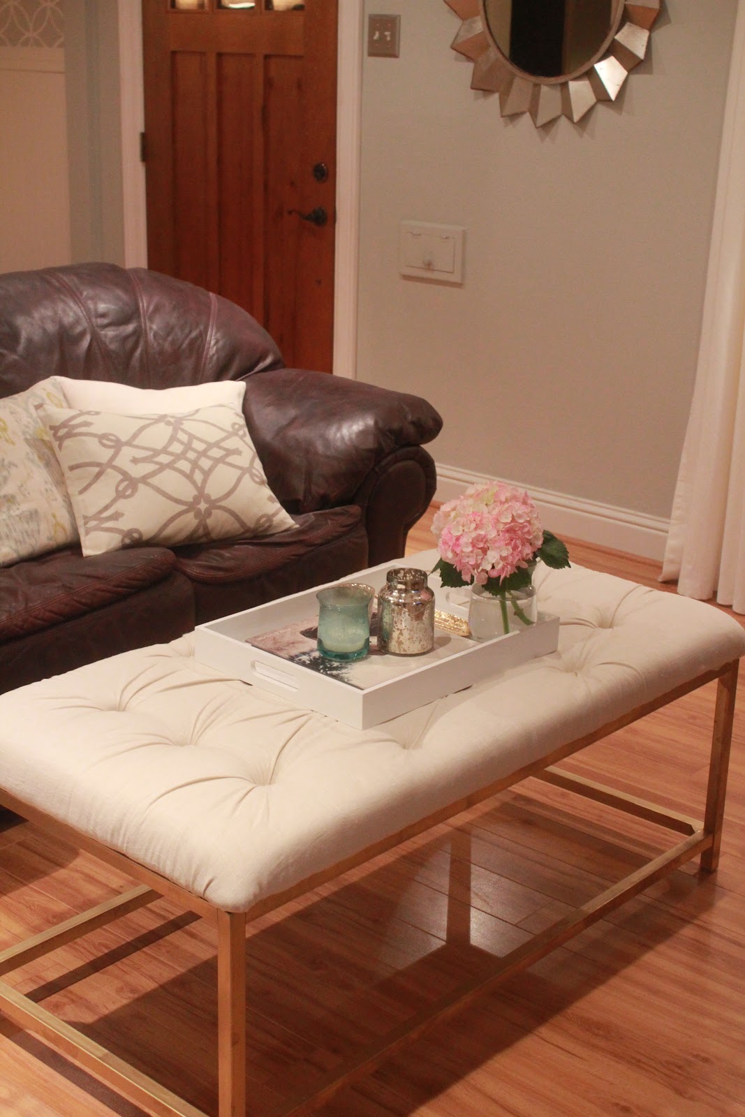 Fresh and Fancy: {DIY} Tufted Coffee Table
