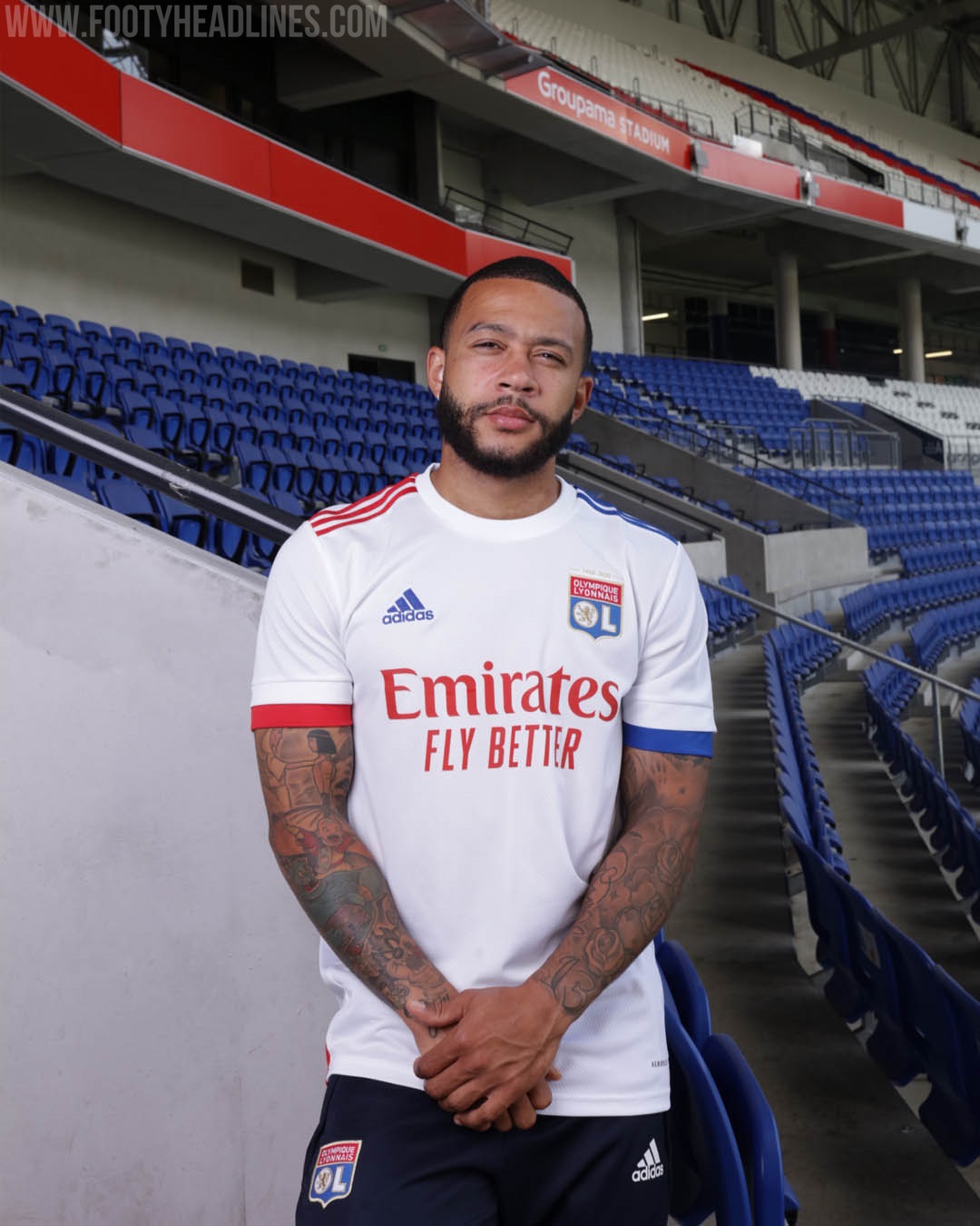 Adidas Olympique Lyon 20-21 Home & Away Kits Released - 70th ...