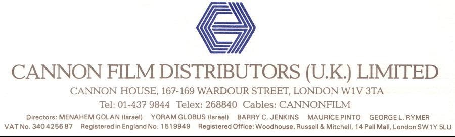 El cine clase B de Fede: Historia de The Cannon Group Inc. (1967-1993 ...