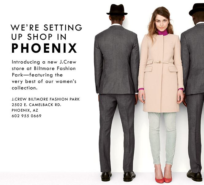 J.Crew Aficionada: J.Crew Email: Breaking news: We've arrived in Phoenix